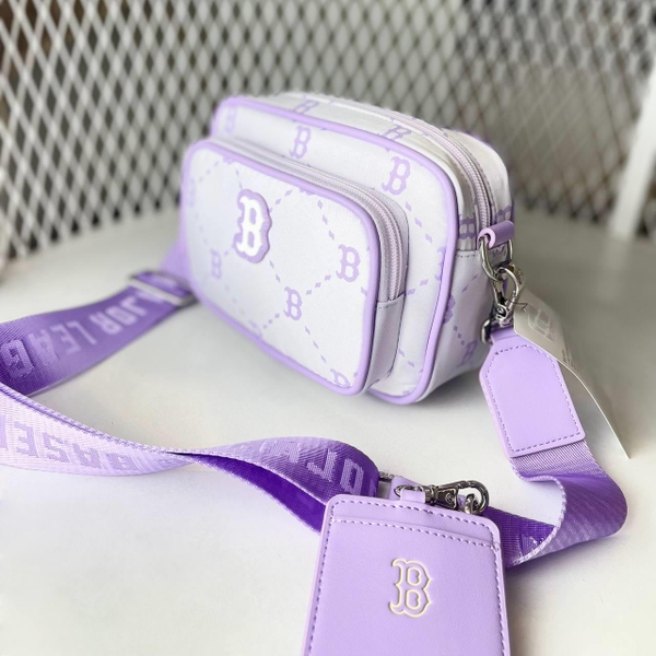 Túi MLB Mono Camera Boston Red Sox Purple 7ACRMDA45N-43IVS