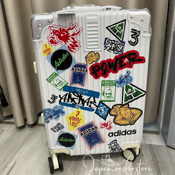 Vali Adidas Sticker Suitcase Cabin Size 2022 | Authentic