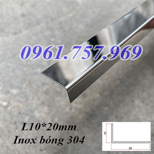 Nẹp L inox 304, nẹp chữ L inox 304, nẹp inox chữ L, nẹp L Nẹp Kim Loại 969