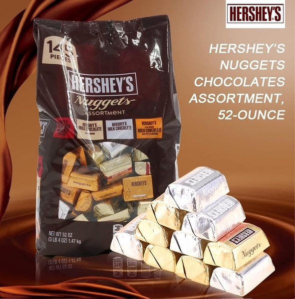Socola Hershey’s Nuggets 145 Viên 1.47kg Lienus