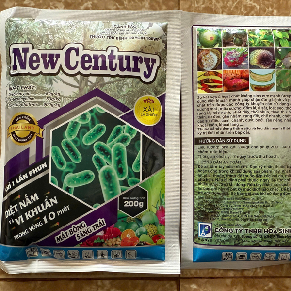 THUỐC TRỪ BỆNH OXYCIN 100WP - NEW CENTURY nongduocbichtram