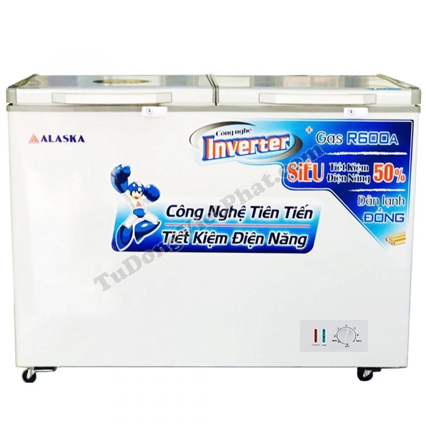 Tủ đông Alaska FCA-3600CI 350L 2 ngăn đông mát Inverter
