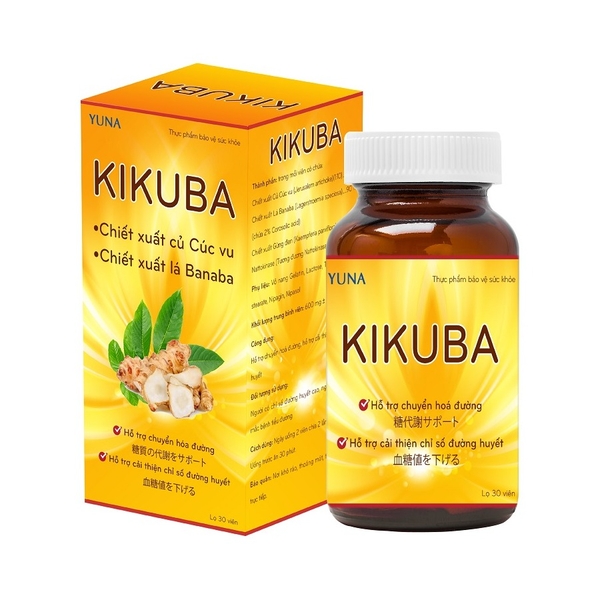 Viên uống hỗ trợ tiểu đường Kikuba
