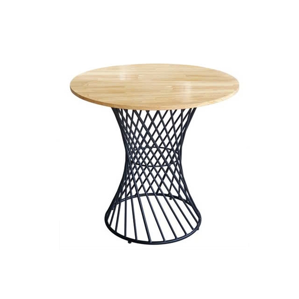 Bàn cafe tròn D60cm gỗ cao su BCF-27 | Thiết Kế, Thi Công Nội Thất Trọn Gói