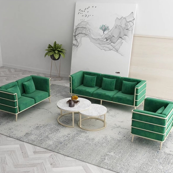 Bộ bàn ghế sofa khung sắt SFS-01 | Thiết Kế, Thi Công Nội Thất Trọn Gói