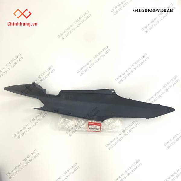 Bộ ốp sườn trái *PB434M*-BỘ NHỰA WAVE 110-2024 XANH TÍM CỔ ĐIỂN ...