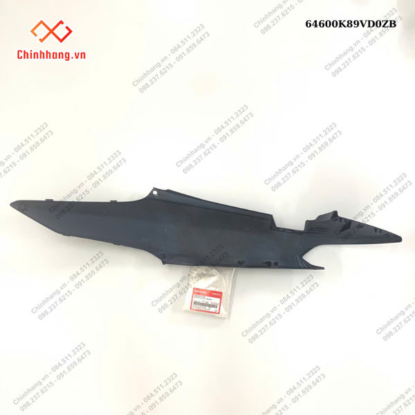 Bộ ốp sườn phải *PB434M*-BỘ NHỰA WAVE 110-2024 XANH TÍM CỔ ĐIỂN ...