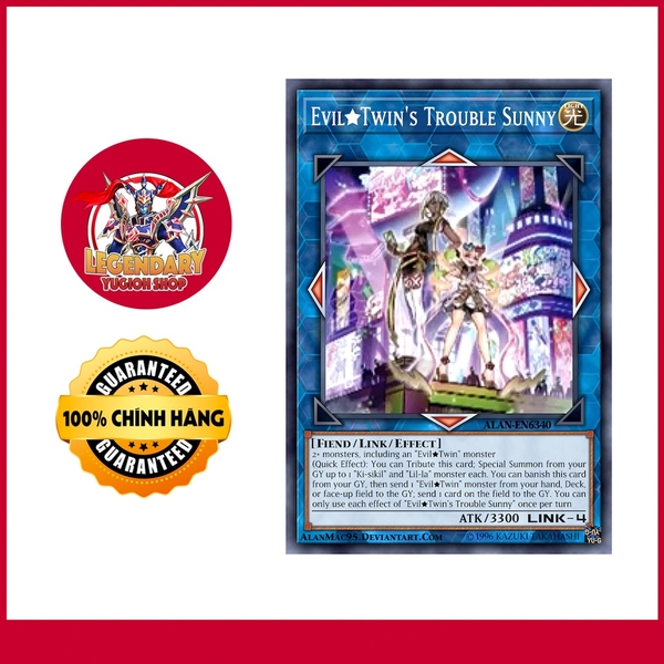 [EN][Thẻ Bài Yugioh Chính Hãng] Evil Twin Trouble Sunny