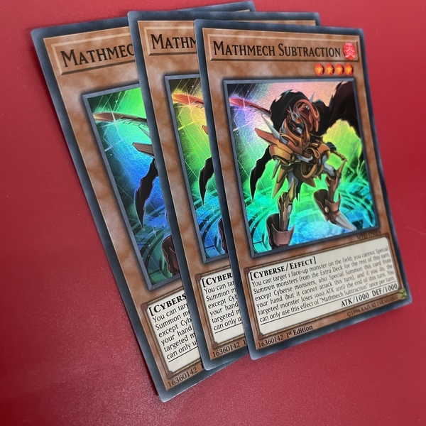 [EN-JP][Thẻ Bài Yugioh Chính Hãng] Mathmech Subtraction