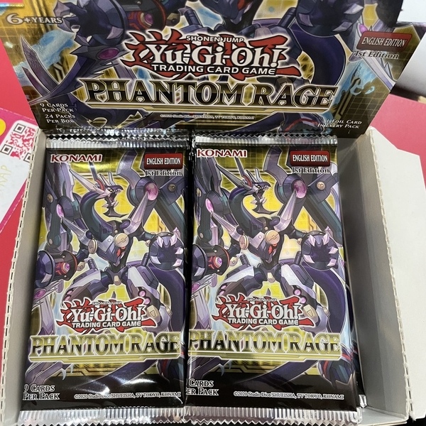 [Gói Bài Yugioh Chính Hãng] Booster Pack Yugioh Phantom Rage PHRA 2020