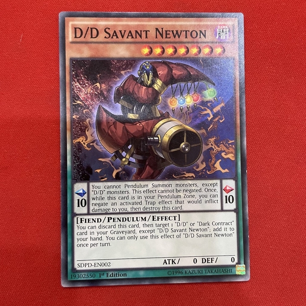 [EN][Thẻ Bài Yugioh Chính Hãng] D/D Savant Newton