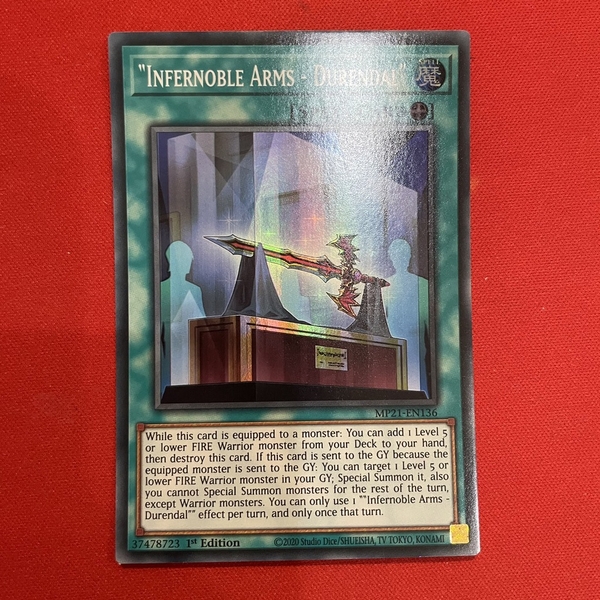 [EN-JP][Thẻ Bài Yugioh Chính Hãng] "Infernoble Arms - Durendal"
