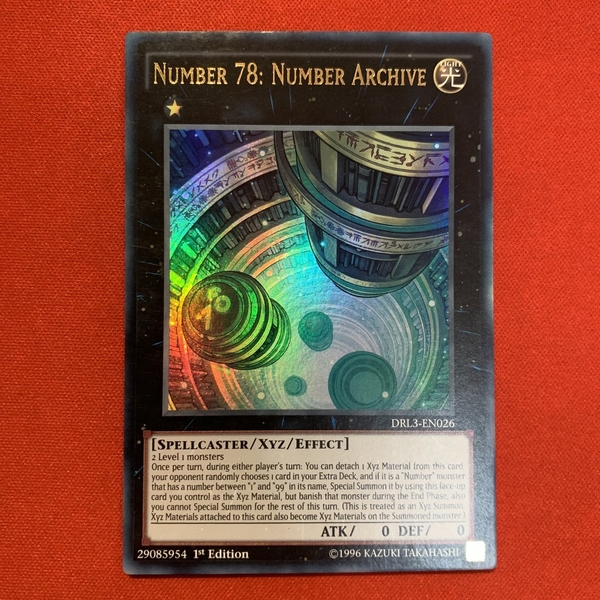 [EN][Thẻ Bài Yugioh Chính Hãng] Number 78: Number Archive