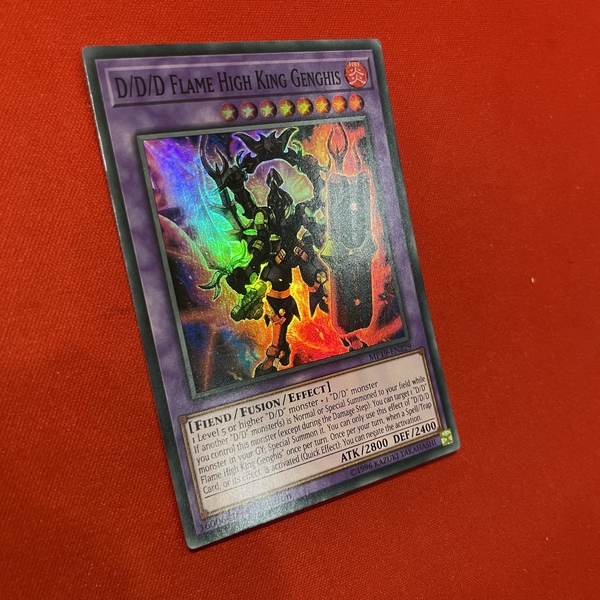 [Thẻ Bài Yugioh Chính Hãng] D/D/D Flame High King Genghis