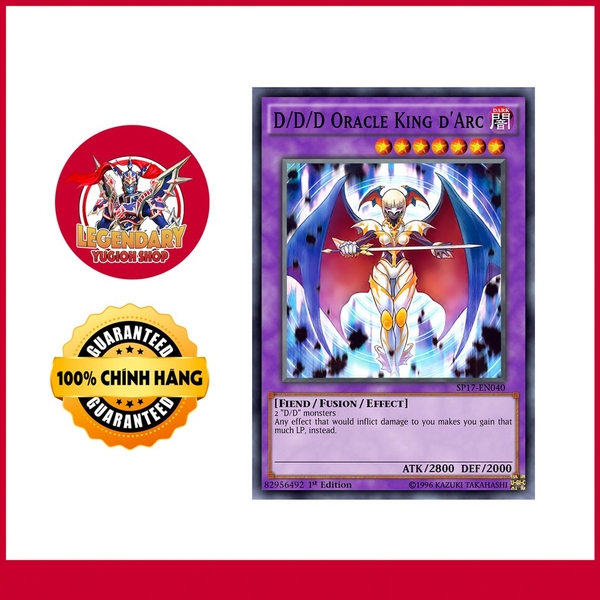 [EN][Thẻ Bài Yugioh Chính Hãng] D/D/D Oracle King D'Arc