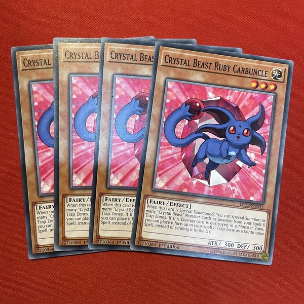 [Thẻ Bài Yugioh Chính Hãng] Crystal Beast Ruby Carbuncle