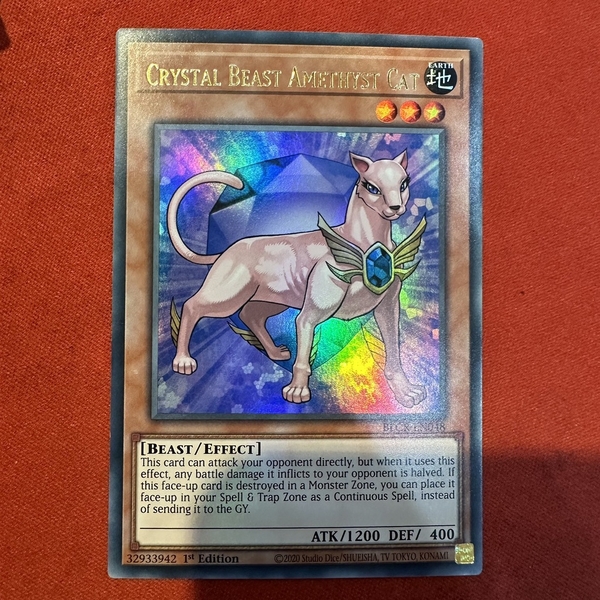 [Thẻ Bài Yugioh Chính Hãng] Crystal Beast Amethyst Cat