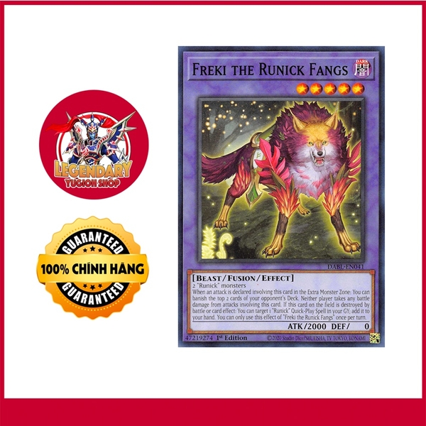 [EN][Thẻ Bài Yugioh Chính Hãng] Freki the Runick Fangs