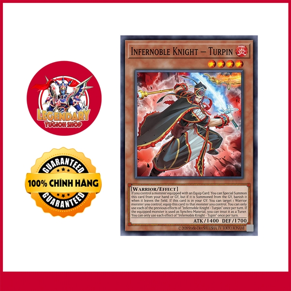 [JP][Thẻ Bài Yugioh Chính Hãng] Infernoble Knight - Turpin
