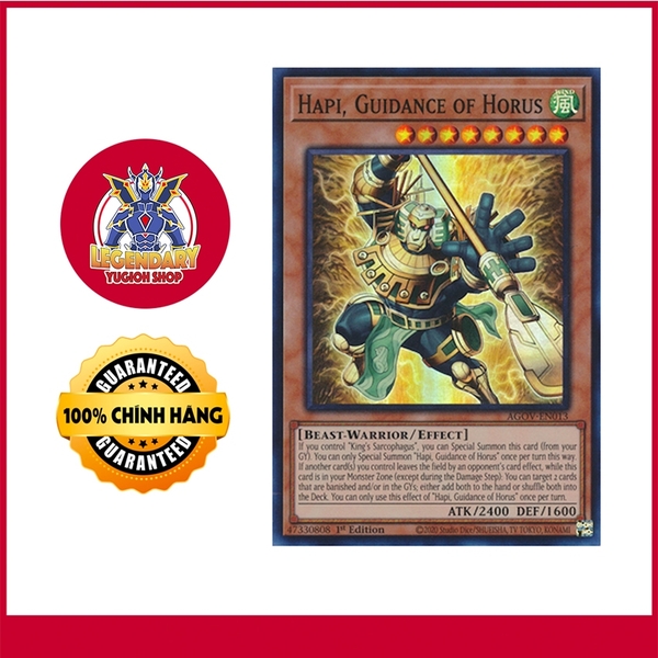 [Thẻ Bài Yugioh Chính Hãng] Hapi, Guidance of Horus