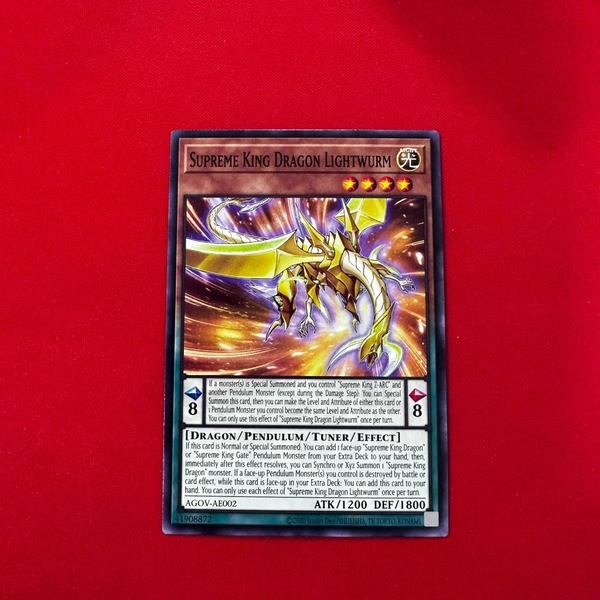 [Thẻ Bài Yugioh Chính Hãng] Supreme King Dragon Lightwurm