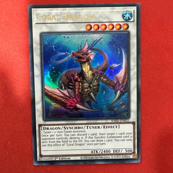 [Thẻ Bài Yugioh Chính Hãng] Coral Dragon