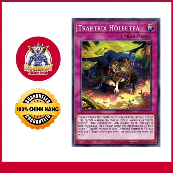 [Thẻ Bài Yugioh Chính Hãng] Traptrix Holeutea
