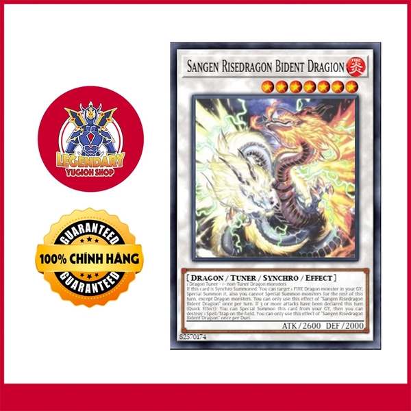 [Thẻ Bài Yugioh Chính Hãng] Sangenpai Bident Dragion