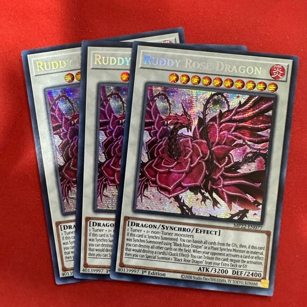 [Thẻ Bài Yugioh Chính Hãng] Ruddy Rose Dragon