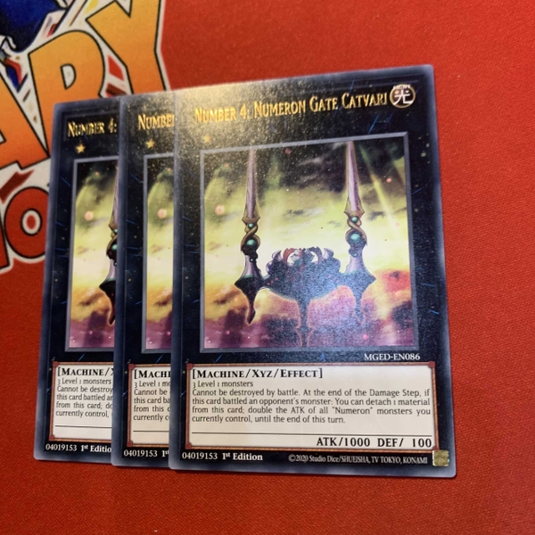 [Thẻ Bài Yugioh Chính Hãng] Number 4: Numeron Gate Catvari