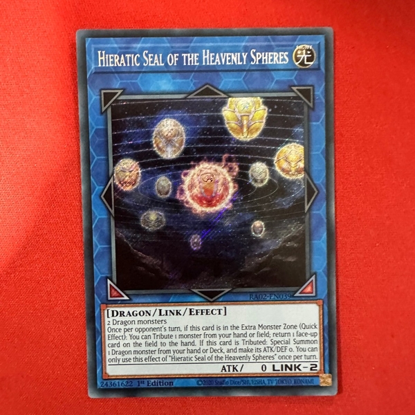 [Thẻ Bài Yugioh Chính Hãng] Hieratic Seal of the Heavenly Spheres