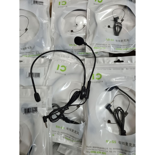 Micro có dây SHIDU S5 (Đeo tai) - BK38