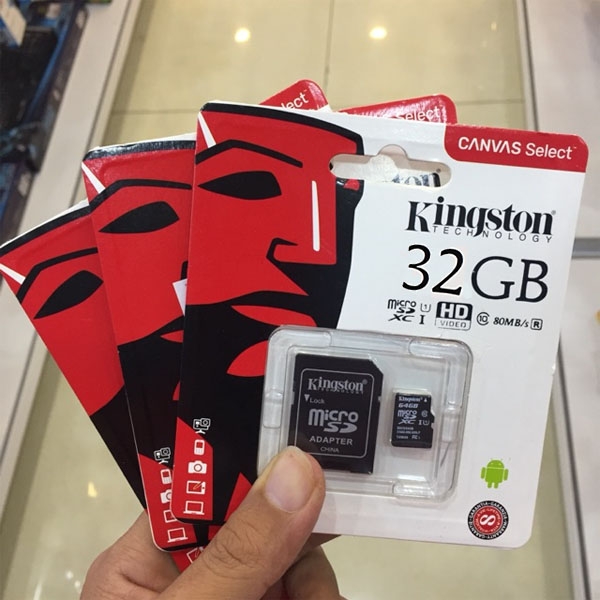 Thẻ nhớ Micro SD Kingston 32GB Class 10 - BK38