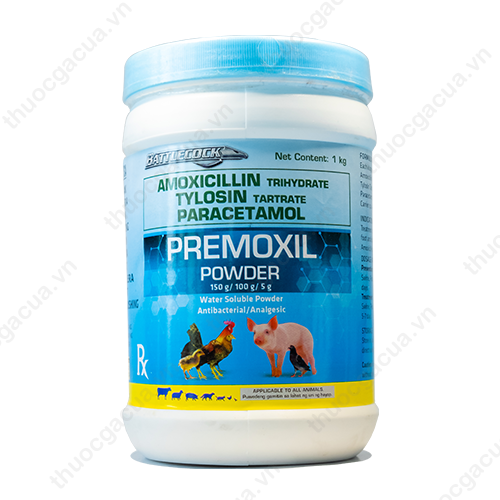 PREMOXIL POWDER 1KG - Thuốc Úm Gà Con | Thuốc Gà Cựa