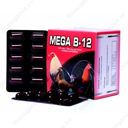 MEGA B12 - Tăng Nước Máu Cho Gà Dạng Viên | Thuốc Gà Đá Thuốc Gà Cựa