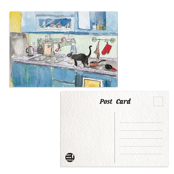Art Monster - Postcards - In the kitchen