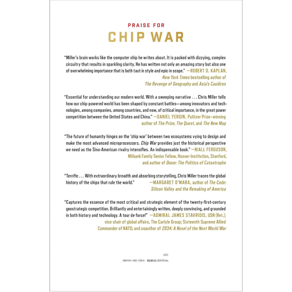 Chip War: The Fight for the World's Most Critical Technology