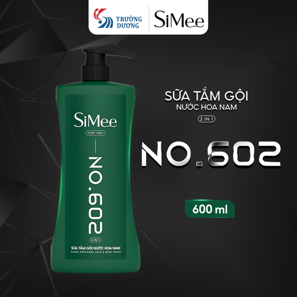 Sữa tắm gội nước hoa nam SiMee 2in1 Chai 600ml – Tiện lợi, nam tính và ...