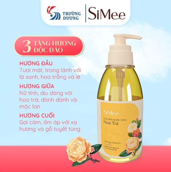 Set Hương Thanh Xuân| Hộp Quà Tặng Sữa Tắm Nước Hoa Hoa Trà SiMee 480ml ...