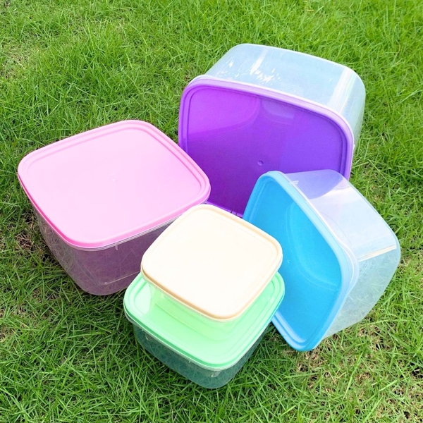 Bộ 5 hộp nhựa cầu vồng đựng thực phẩm L1651 - Khánh Nhân - Tổng kho sỉ ...