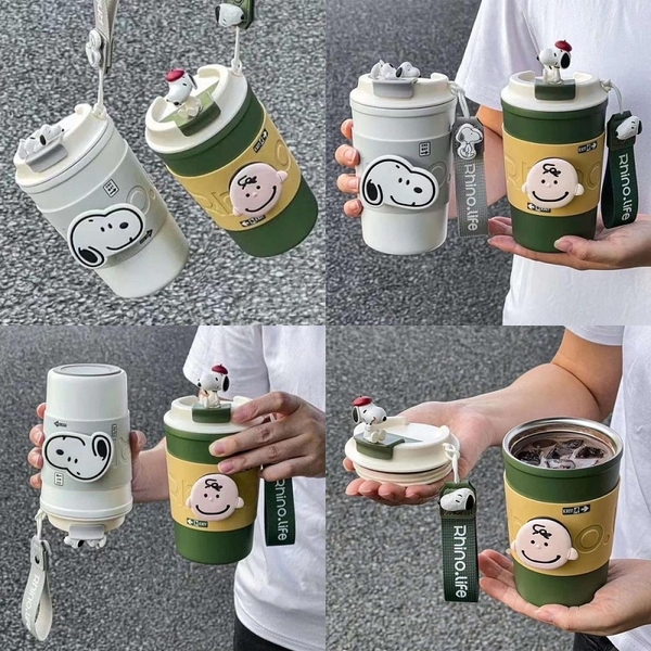 Ly giữ nhiệt inox SNOOPY dung tích 500ml - Khánh Nhân - Tổng kho sỉ đồ ...