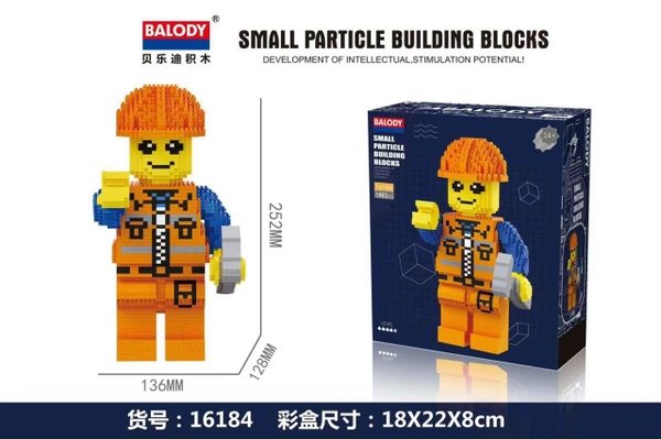 Bộ đồ chơi lego 3D lắp ghép mô hình hoạt hình size Trung - Khánh Nhân ...