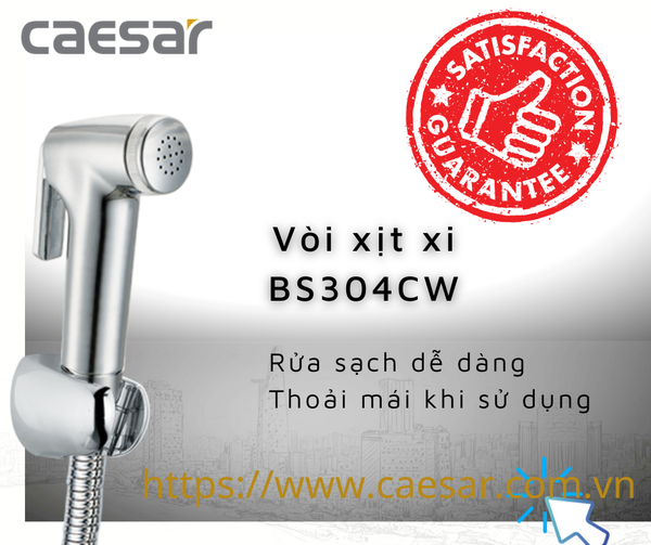 Vòi xịt vệ sinh Caesar BS304CW