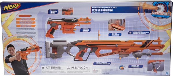 Nerf N-Strike Elite Precision Strike Set RaptorStrike and FalconFire ...