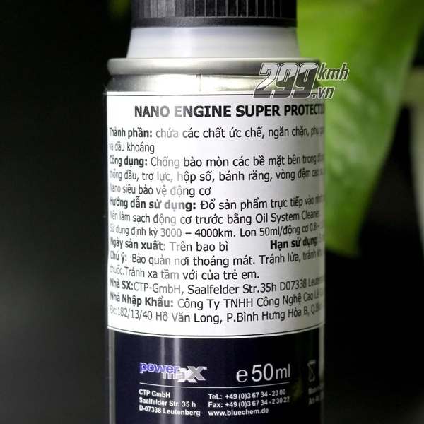 Bluechem Nano Engine Protect & Seal - Bảo vệ động cơ 299.vn