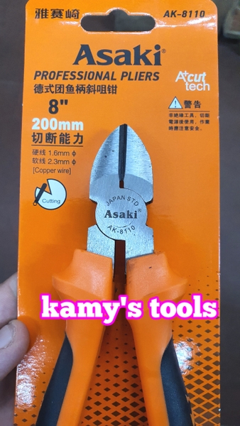 Kìm cắt Asaki 6 inch 8 inch AK-8108 AK-8110