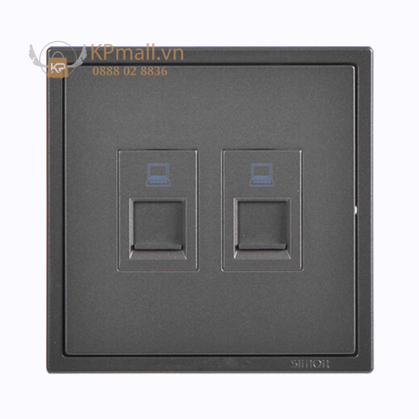 Module ổ cắm mạng đôi (ổ cắm dữ liệu đôi) Cat6 Simon i7 705228 KPmall