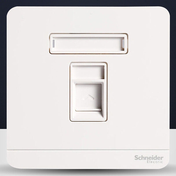 Bộ ổ cắm điện thoại đơn Schneider AvatarOn E8331RJS4 KPmall
