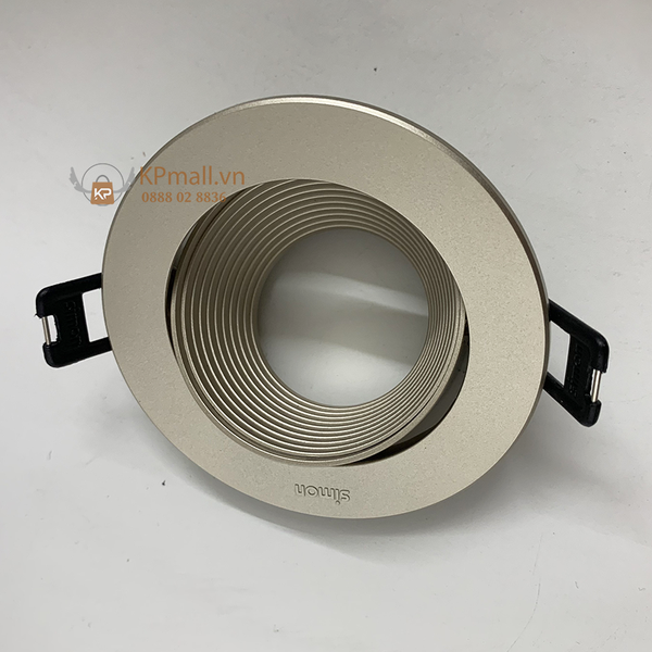 Mặt viền đèn LED chiếu điểm Spotlight KC1 màu SâmPanh Simon N0424-0394 ...