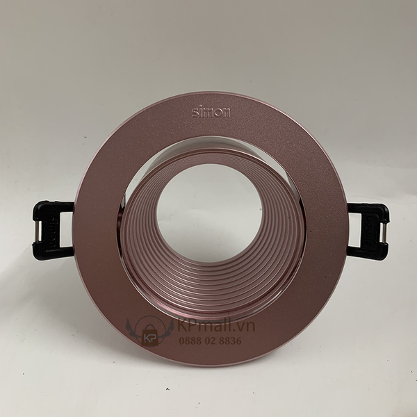 Mặt viền cho đèn rọi điểm Spotlight KC1 màu Vàng Hồng Simon N0424-0395 ...